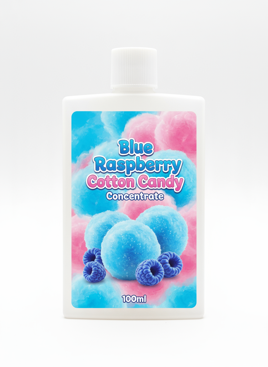 Blue Raspberry Cotton Candy Concentrate 100ml | UK DIY – Galax-E-Juice ...