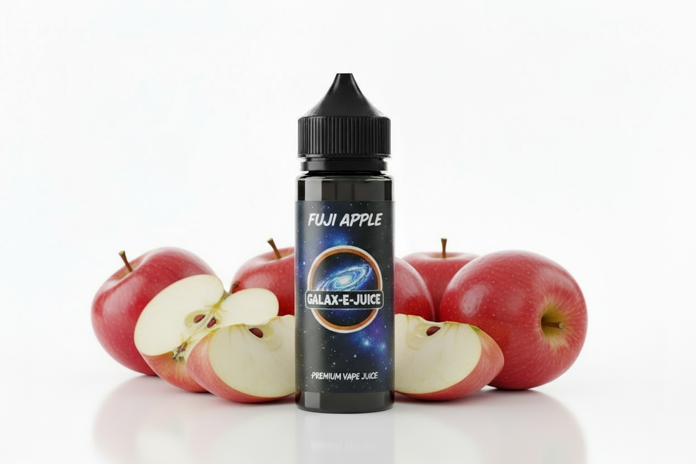 Fuji Apple E-Liquid 100ml | Max VG & 50:50 UK Vape Juice – Galax-E ...