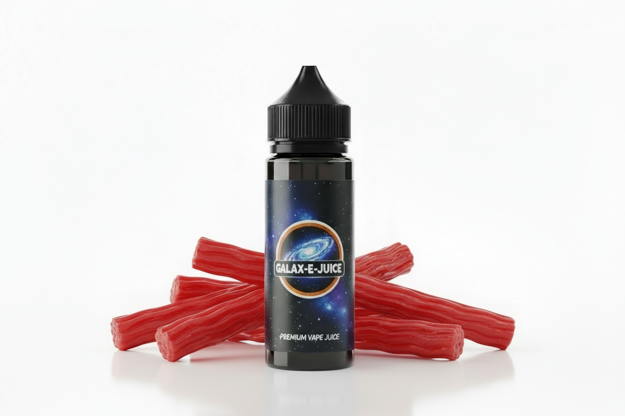 Red Licorice E-Liquid 100ml | Max VG & 50:50 UK Vape Juice – Galax-E ...